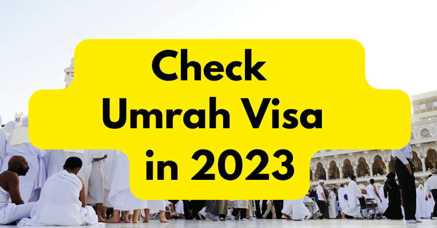 Umrah visa online check